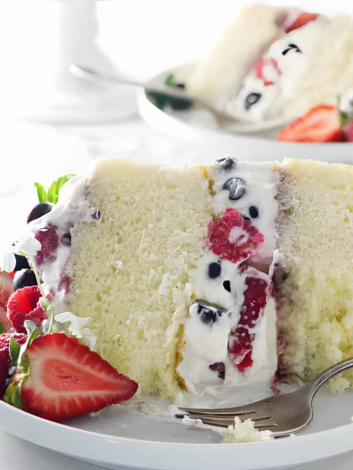 Chantilly Cake with Fresh Berries — Five Star Desserts