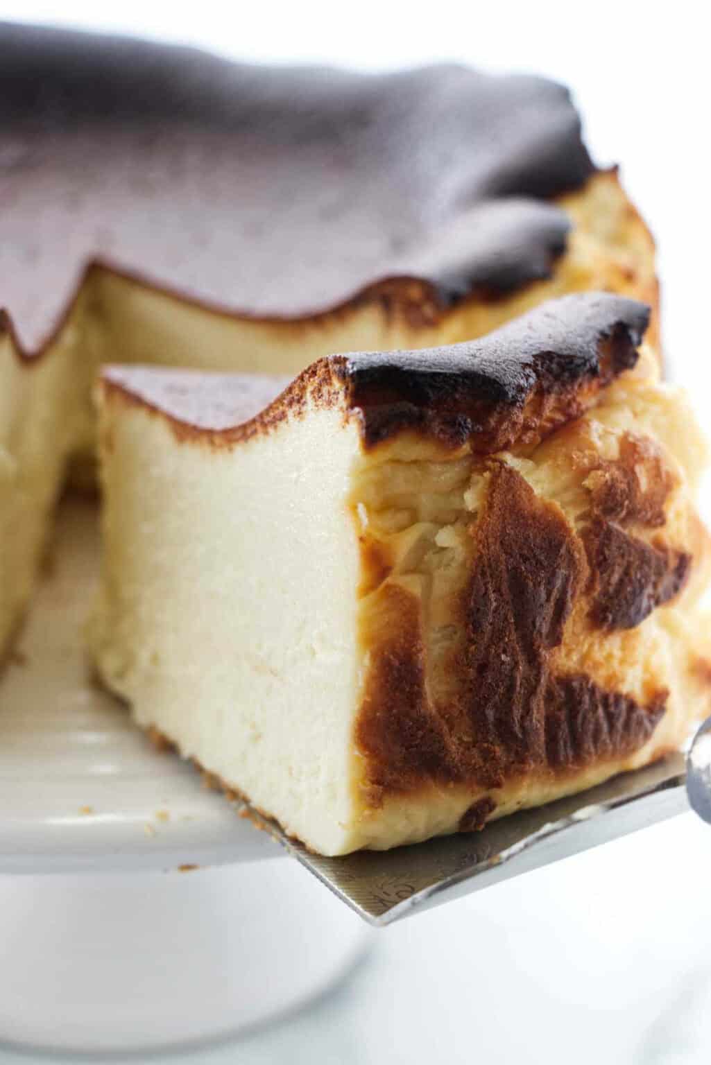 Easy Basque Burnt Cheesecake — Five Star Desserts